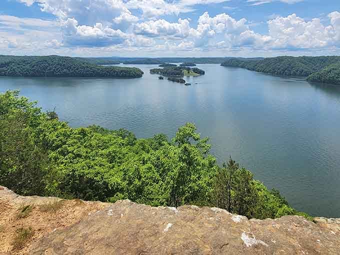 Dale Hollow Lake stretches endlessly, offering more peaceful coves than you could explore in a summer of trying.