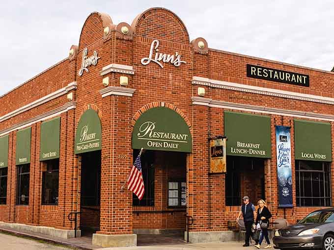 That brick facade houses the kind of comfort food that makes you wonder why you ever ate lunch at your desk.