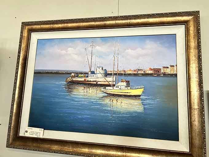 Maritime artwork capturing New England's seafaring soul in brushstrokes your blank walls desperately need.