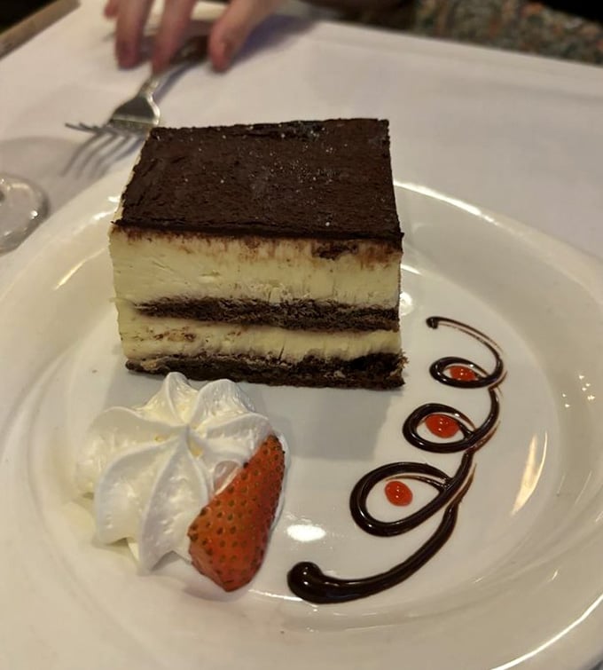 Tiramisu this beautiful deserves its own spotlight &ndash; layers of coffee-soaked ladyfingers and mascarpone cream perfection awaits.