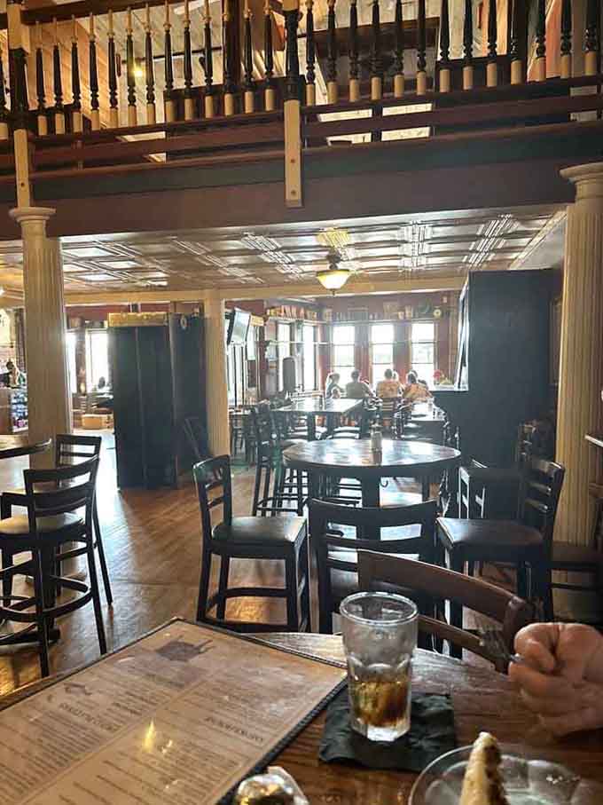 Multiple dining levels and cozy seating arrangements mean there's a perfect spot waiting whether you're solo or with the whole crew.