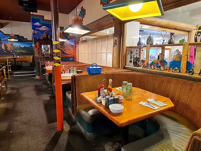 Cozy booths and tables await, each one a front-row seat to the great omelet decision of your morning.