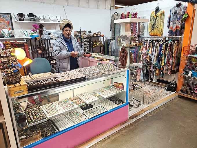 Jewelry cases gleam with accessories that prove style doesn't require a second mortgage payment.