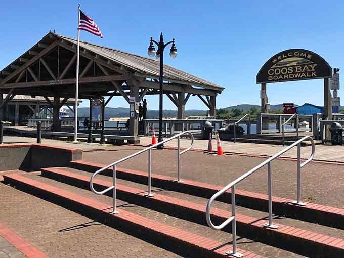The boardwalk welcomes daily strolls with covered pavilions, where watching harbor life unfold becomes your new favorite hobby.