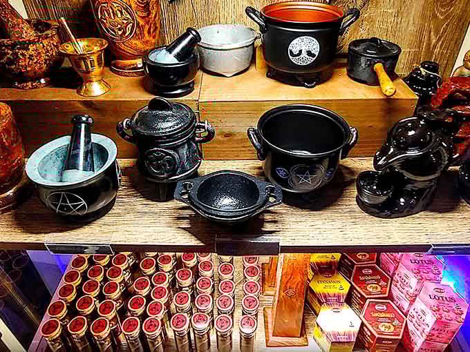 Mortars, pestles, and cauldrons for anyone whose kitchen needs more witchy vibes and less Williams-Sonoma energy.
