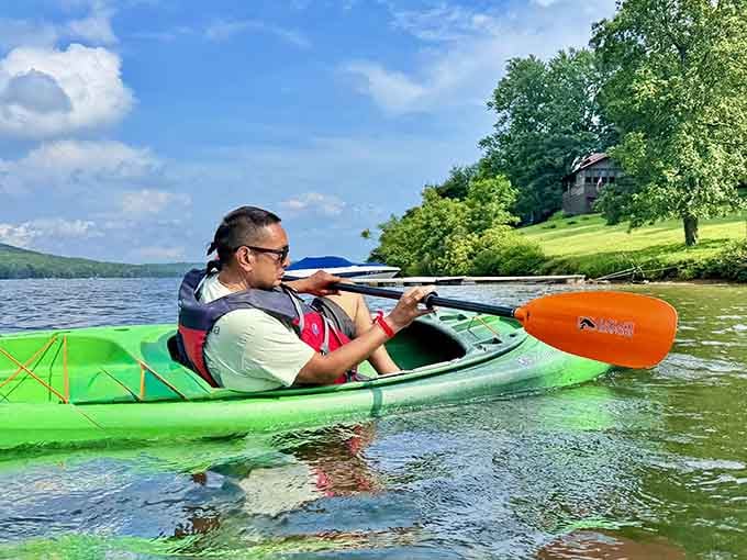 Kayaking here turns you into an explorer, minus the scurvy and with significantly better sunscreen options.