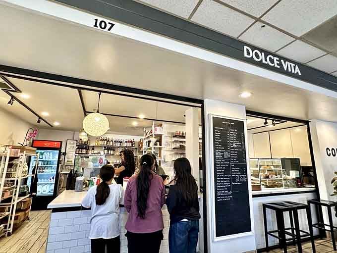 The line forms because word gets around fast when coffee this good exists in your neighborhood.