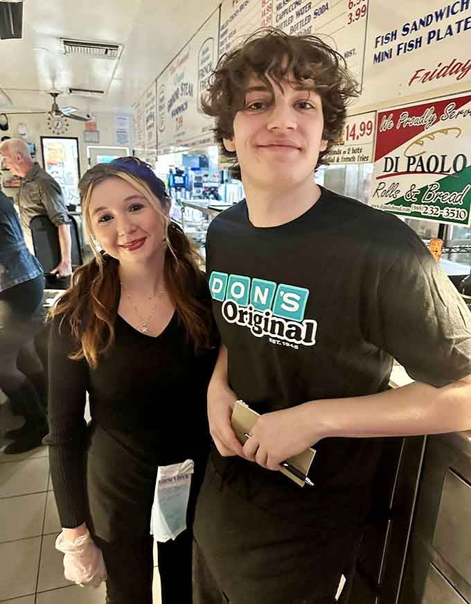 Friendly faces serving legendary burgers&mdash;these folks know exactly what they're doing and it shows in every smile.