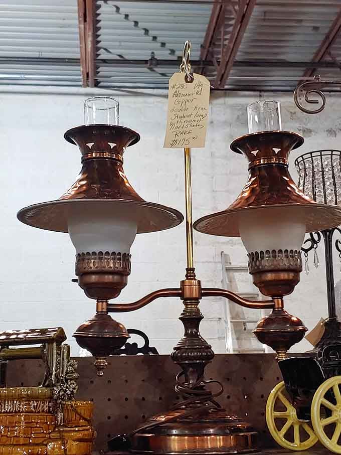 Vintage lamps with character that modern lighting aisles can only dream of replicating for your home.