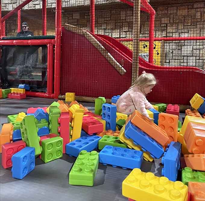 Oversized building blocks turn every child into a construction mogul with unlimited creative potential and zero building permits.