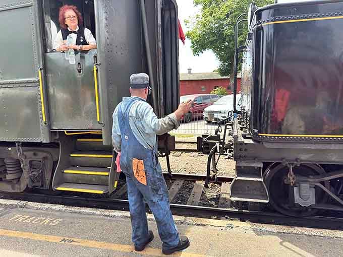 Real people keeping real history alive, one carefully coupled train car at a time, with genuine smiles included free.