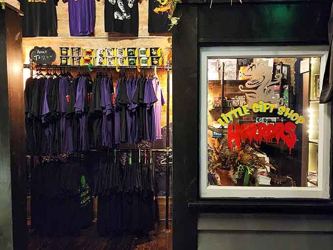 The merchandise corner lets you take home a piece of the monster magic, from t-shirts to collectibles galore.