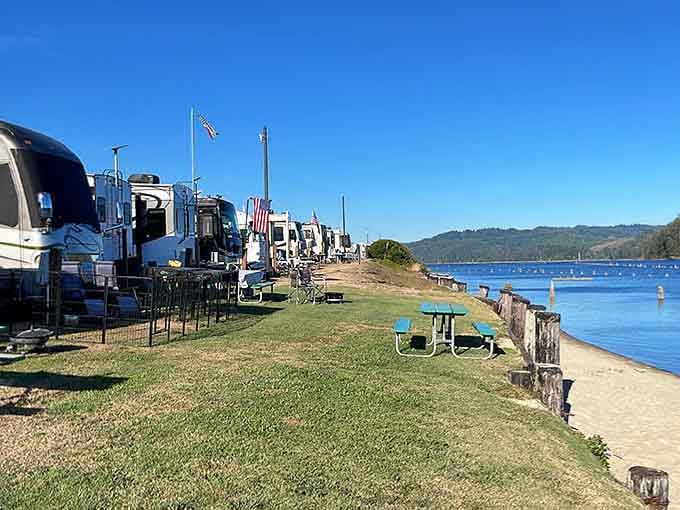 RV park living where your neighbors are temporary and the views are permanent, perfect retirement math.