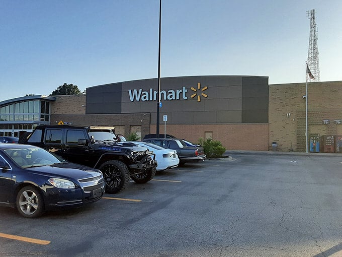 Yes, there's a Walmart, because practical living means having convenient access to affordable essentials nearby.