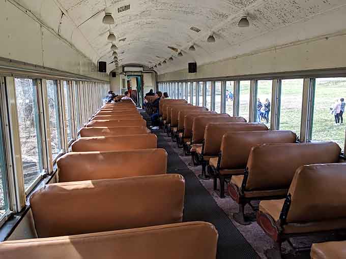 These passenger coach seats offer comfort and views, making modern airline seating look like a cruel joke by comparison.