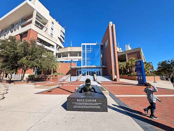 Ben Hill Griffin Stadium, aka The Swamp, dominates the skyline and the hearts of every Gator fan.