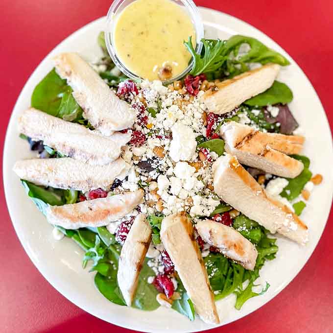Even the salads here get the same attention to detail, proving that quality matters regardless of what you order.