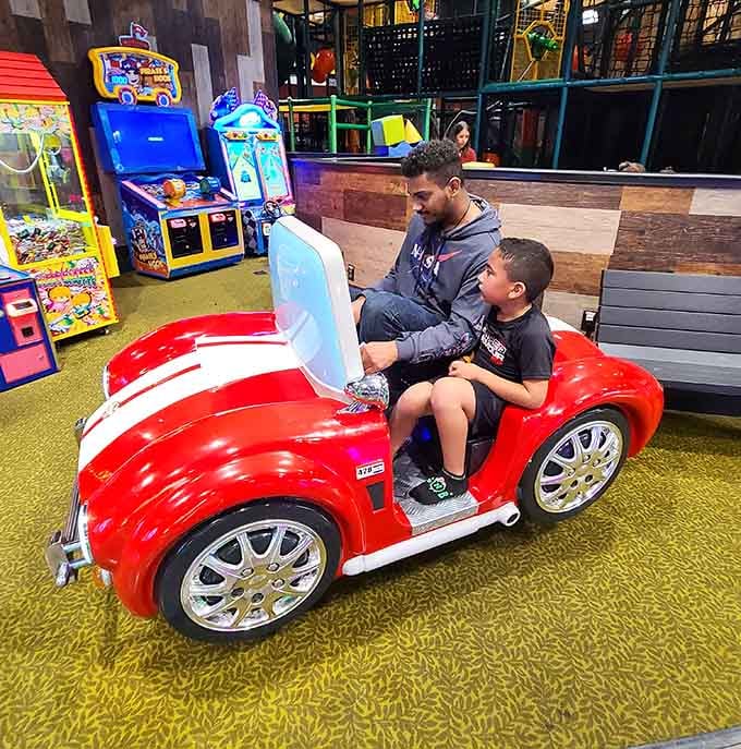 Ride-on cars let little ones practice their future driving skills with significantly fewer traffic violations involved.