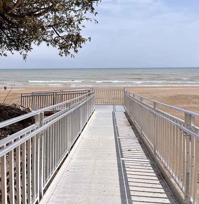 Accessible boardwalks mean everyone gets to experience the beach, which is exactly how it should be.