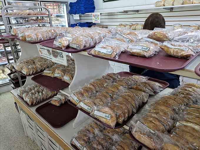 Cookies and pastries arranged with the kind of abundance that makes portion control seem like a foreign concept entirely.