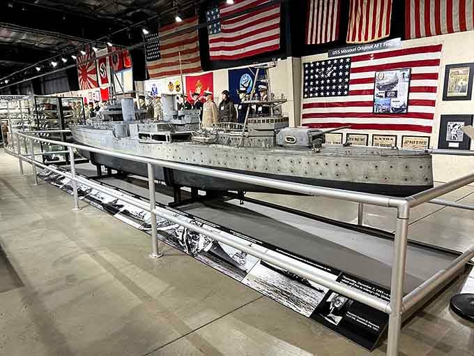 This massive ship model reminds us that American history wasn't just made on land, but across the seas too.