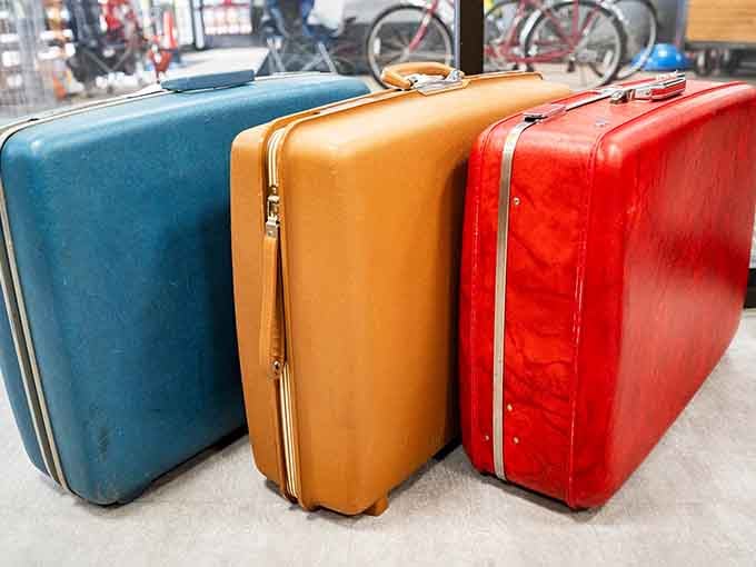 These vintage suitcases have traveled more miles than most people's passport stamps could ever show you.