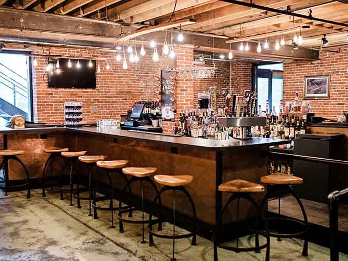 An industrial-chic bar where exposed brick meets craft cocktails in the most Pennsylvania way possible.