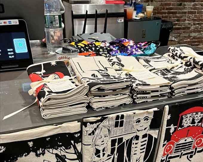 Chocolate-themed merchandise lets you take home a piece of the experience beyond just sweet memories.