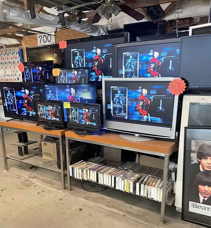 Flat screens at flea market prices mean upgrading your entertainment setup without the entertainment-sized credit card bill.