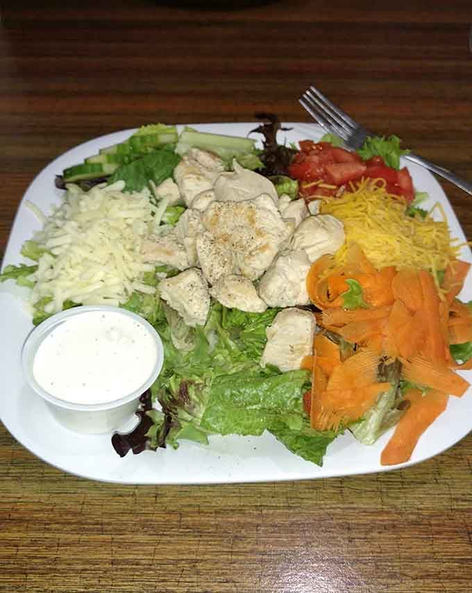 Even the salads here come loaded with grilled chicken and fresh vegetables, because healthy eating doesn't mean sacrificing flavor or satisfaction.