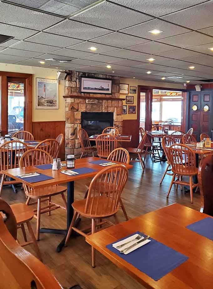 Multiple dining spaces mean there's always a cozy corner waiting, each with its own character but the same commitment to excellent food.