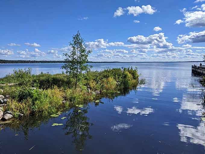Lake views that stretch to the horizon remind you why Minnesota is called the Land of 10,000 Lakes.