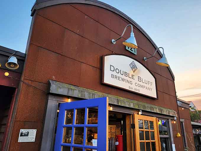 Double Bluff Brewing serves craft beer in a space that understands hops and community go beautifully together.