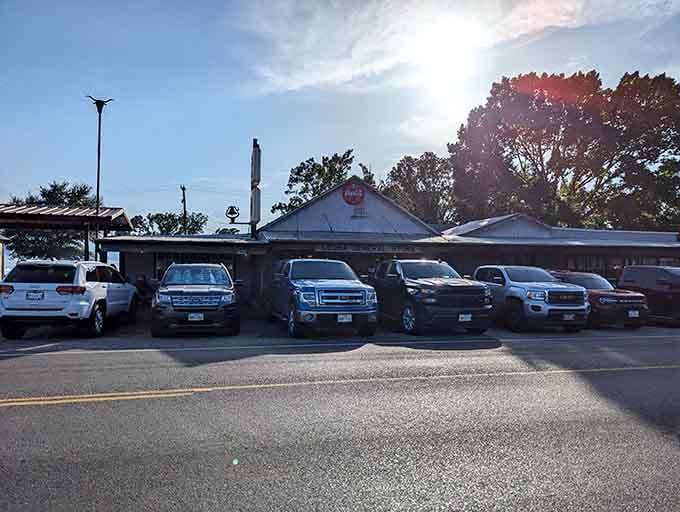 When the parking lot fills up with trucks at dinnertime, you know the locals have spoken about where to find the good stuff.