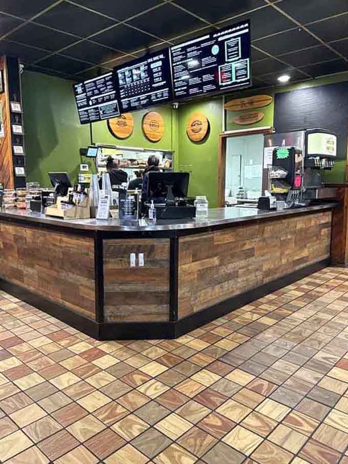 Behind this counter at Local Smoke BBQ, championship barbecue gets assembled with the precision of seasoned professionals.