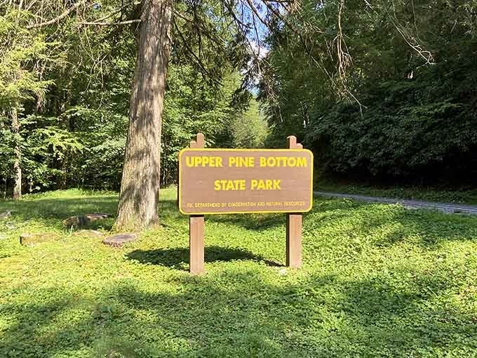 Upper Pine Bottom State Park sits nearby, ready to remind you that Pennsylvania's natural beauty remains gloriously affordable.