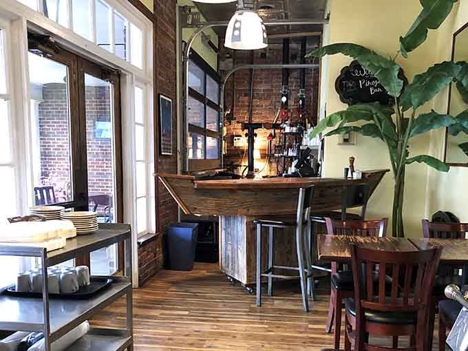 Natural light streams through windows, illuminating a space where breakfast dreams become delicious, buttery reality every morning.