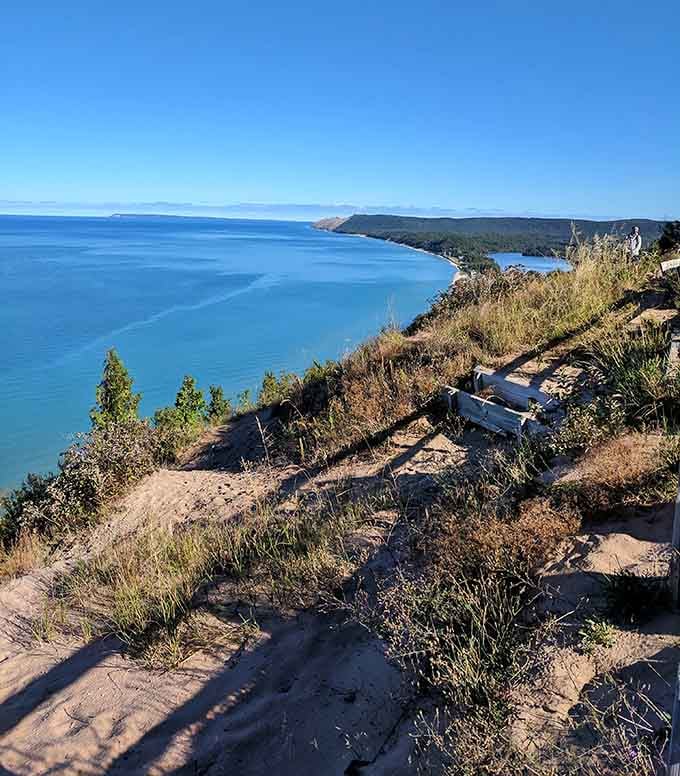 Empire Bluff Trail rewards your effort with views that belong on postcards, calendars, and your new screensaver immediately.