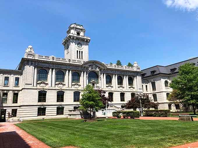 The Naval Academy's grounds where future officers learn that Maryland does excellence with style.
