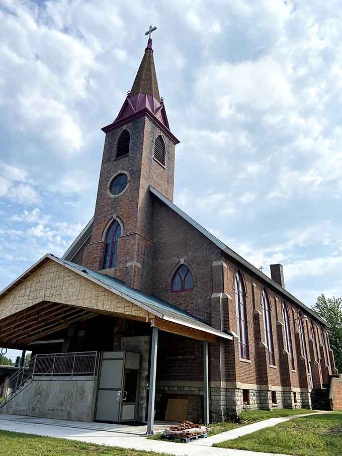 Church steeples still punctuate the skyline here, architectural reminders of communities built on something beyond just commerce alone.