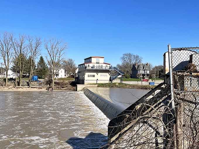The Riverwalk's peaceful waters reflect Marion's commitment to preserving natural beauty right in the middle of town.