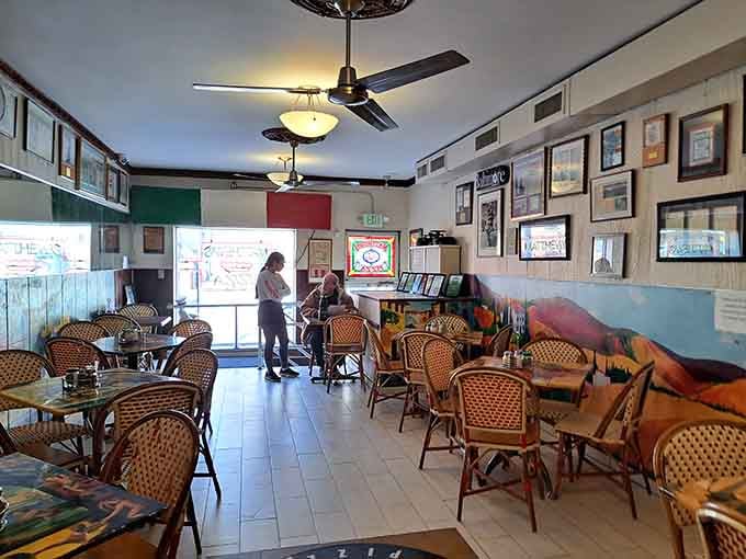 More bistro seating and award-covered walls remind you this isn't their first rodeo&mdash;or their thousandth.