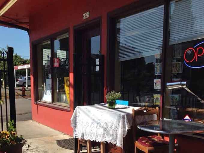 The welcoming entrance promises good things await inside, and trust us, it delivers on every single promise.