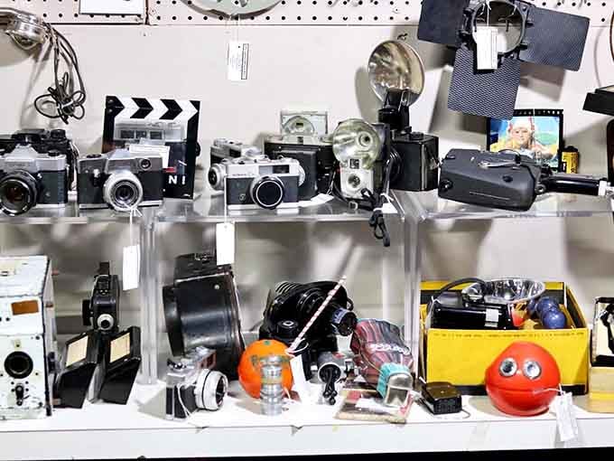 Vintage cameras that captured memories before phones made everyone a photographer with commitment issues and cloud storage.