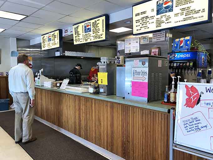 The order counter where dreams are spoken aloud and delicious reality is delivered minutes later.