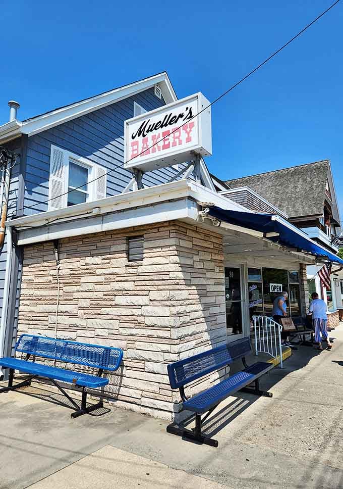 The exterior that's been a Bay Head landmark longer than most of us have been alive, still going strong.