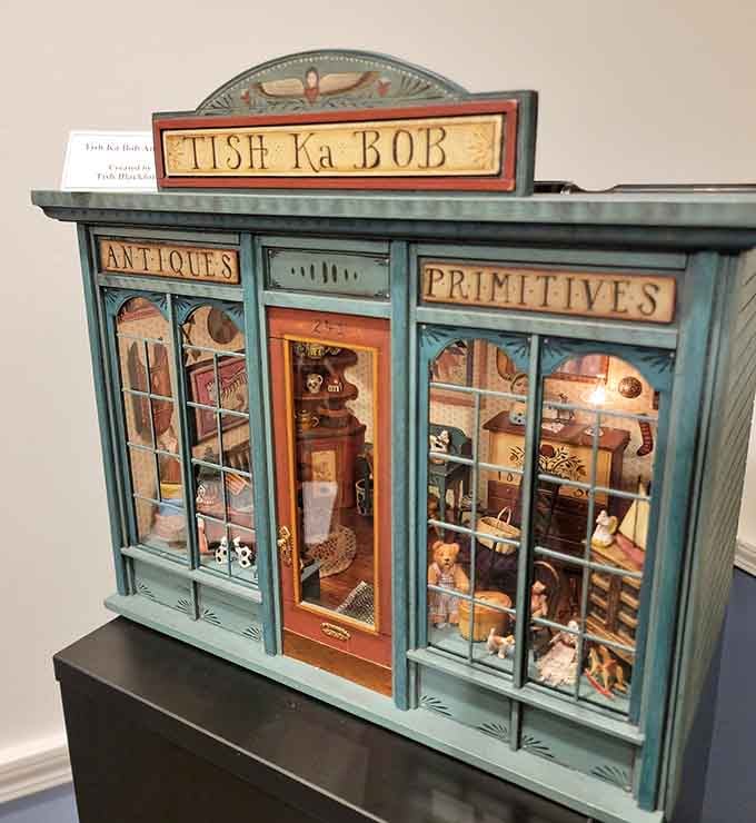 The "Tish Ka Bob" antique shop is packed with treasures tinier than your thumb but bursting with character.