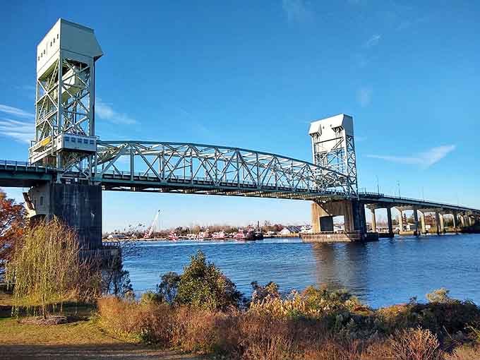 Wilmington's riverfront bridges connect past and present, where history flows as steadily as the Cape Fear itself.