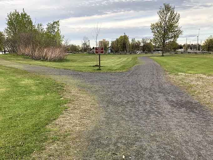 The Abbe Picquet Walking Trail winds through green spaces perfect for clearing your head and stretching your legs.