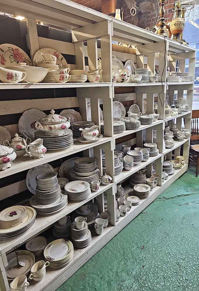 China patterns stacked like edible memories, ready to host the dinner parties your dining room has been dreaming about.